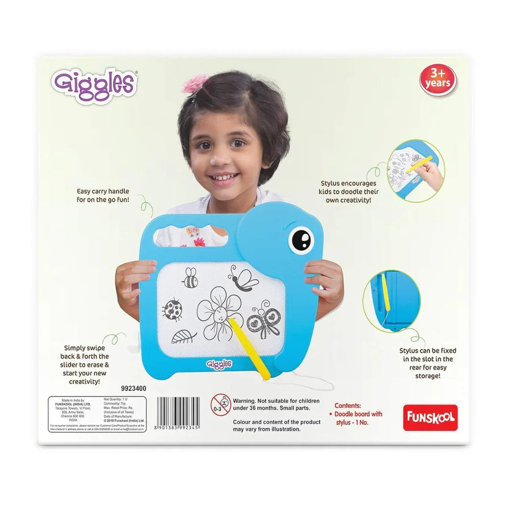 Giggles Reusable Magic Doodle Board – Draw, Write & Erase Fun for Kids ...