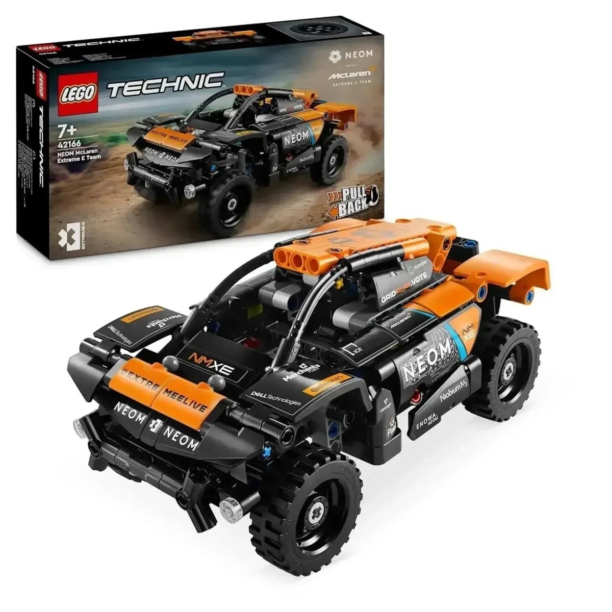 LEGO Technic 42166 – NEOM McLaren Extreme E Race Car Pull-Back Toy ...