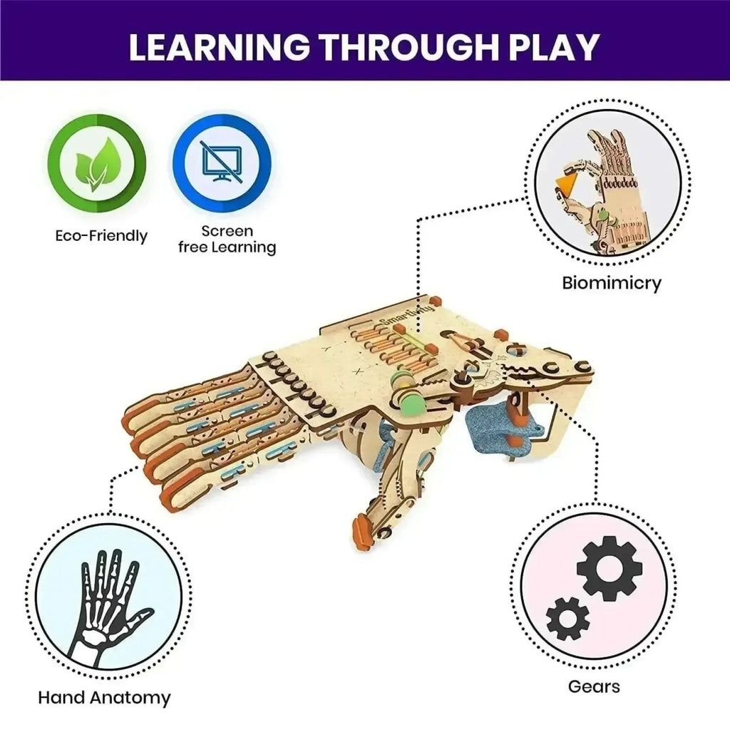 Smartivity Robotic Hand Toy | STEM DIY Kit for Kids 8-14 – Naivri