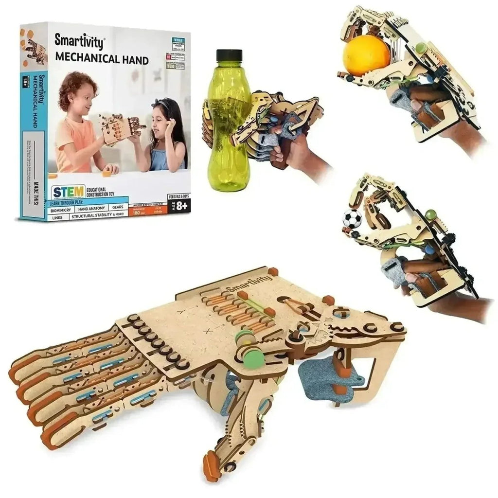 Smartivity Robotic Hand Toy | STEM DIY Kit for Kids 8-14 – Naivri